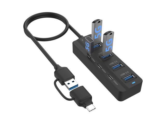 Click here for KEHIPI USB C Hub  5Gbps 7 Ports USB 3.0  USB Hub w... prices
