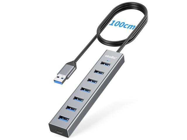 Click here for KEHIPI Aluminum 7-Port USB 3.0 Hub with 1m Extensi... prices