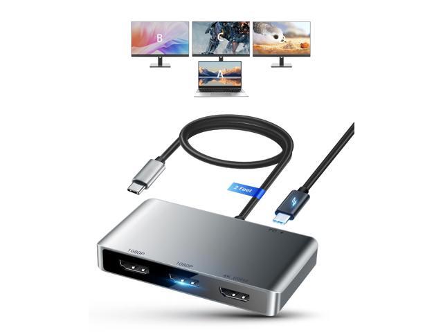 Click here for KEHIPI USB C to 3 HDMI Adapter  HDMI Splitter Exte... prices