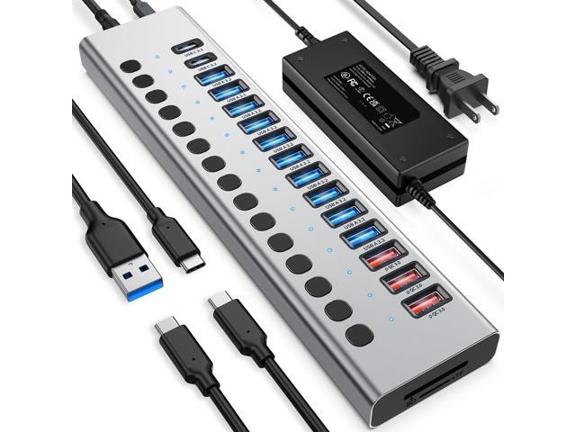 Click here for KEHIPI Powered USB Hub 10Gbps  17 Ports 96W USB 3.... prices