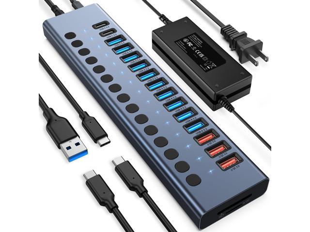 Click here for KEHIPI Powered USB Hub 10Gbps  17 Ports 96W USB 3.... prices