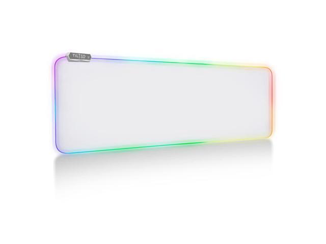 Click here for KEHIPI Bone White Gaming Mouse Pad RGB - Large LED... prices