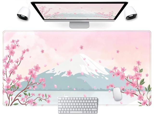 Click here for KEHIPI Japanese Desk Mat Pastel Pink Cherry Blosso... prices