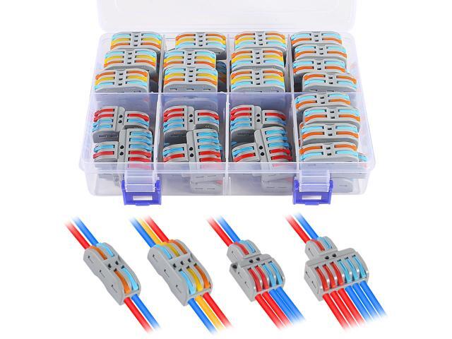 Click here for KEHIPI 65PCS Lever Wire Connectors  2 in 2 Out/2 i... prices