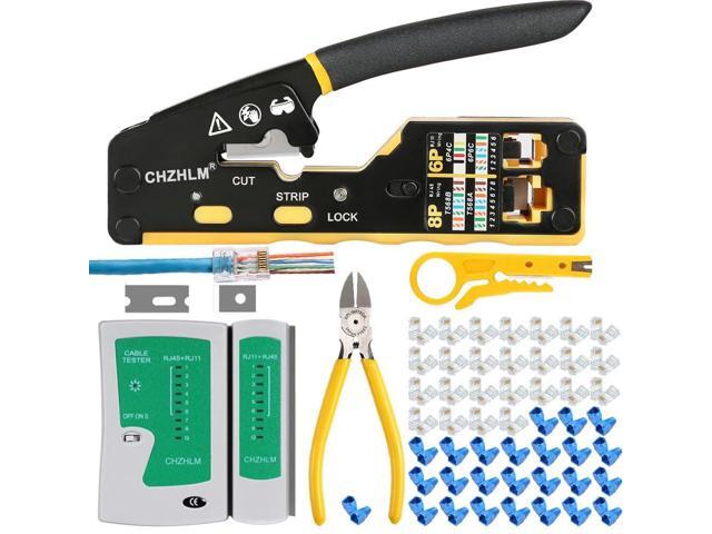 Click here for KEHIPI RJ45 Crimping Tool Kit Rj45 Crimper Strippe... prices