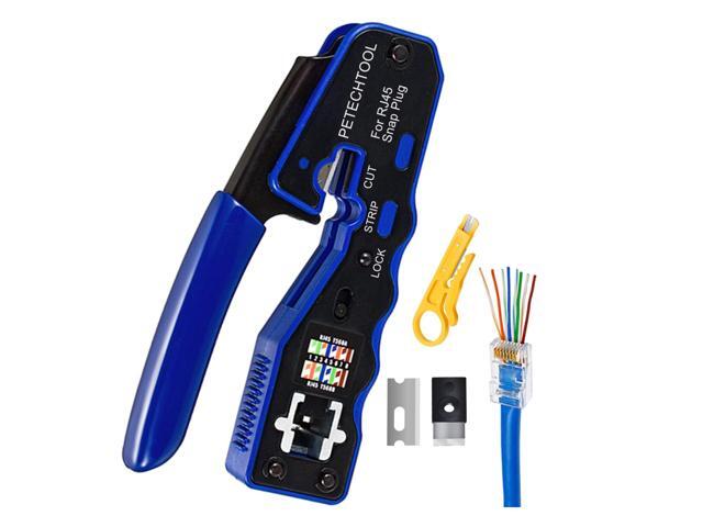 Click here for KEHIPI RJ45 Crimp Tool Pass Through Crimper Cutter... prices