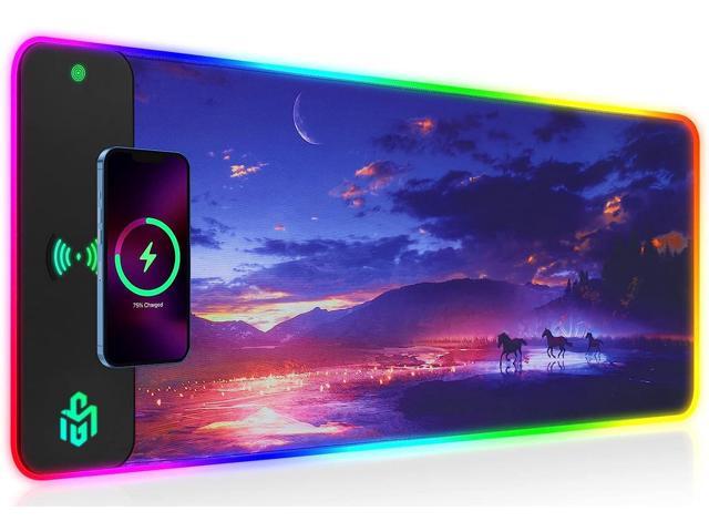 Click here for KEHIPI Wireless Charging RGB Gaming Mouse Pad 15W... prices