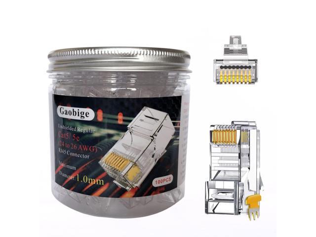Click here for KEHIPI 100-Pack Cat5 Cat5e RJ45 Connectors Ends fo... prices