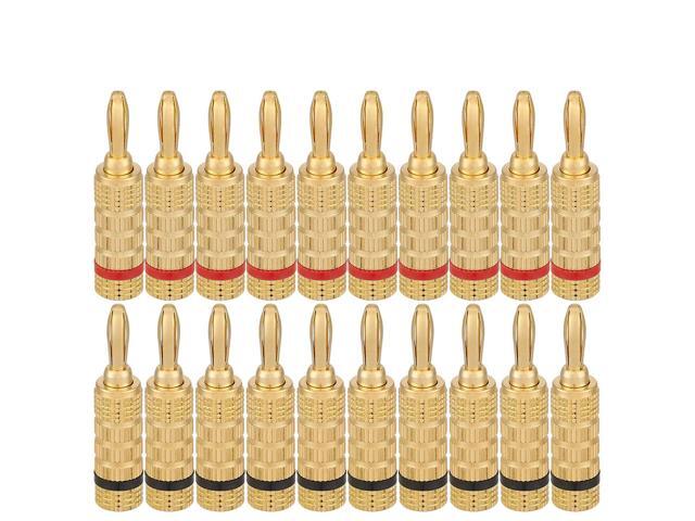 Click here for KEHIPI WG-3333 24k Gold Plated Speaker Banana Plug... prices