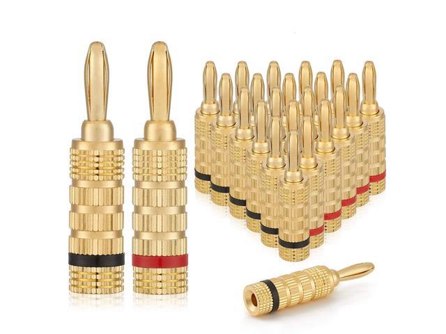 Click here for KEHIPI WG-3333 24k Gold Plated Speaker Banana Plug... prices