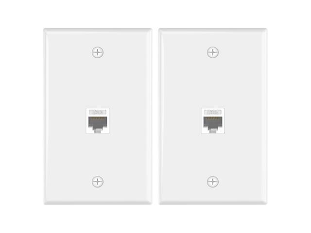 Click here for KEHIPI Ethernet Wall Plate (UL Listed)  1-Port Cat... prices
