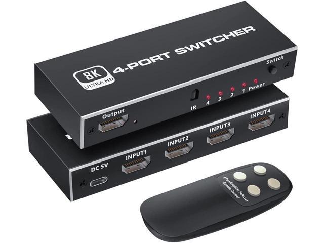 Click here for KEHIPI 8K HDMI 2.1 switch 4 in 1 out with IR remot... prices