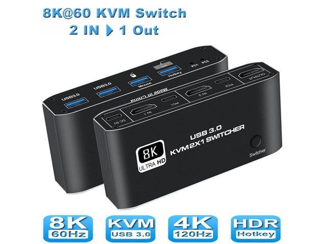 Click here for KEHIPI 2 in 1 Out HDMI KVM Switch  8K USB Switch 2... prices