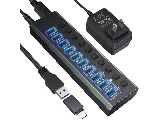 Click here for KEHIPI Powered USB 3.0 Hub  10-Port Powered USB Hu... prices
