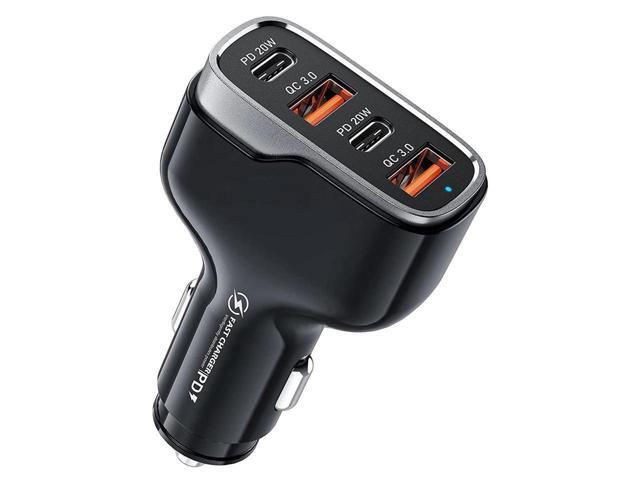 Click here for KEHIPI 4 Ports USB C Car Charger 40W Fast Charging... prices