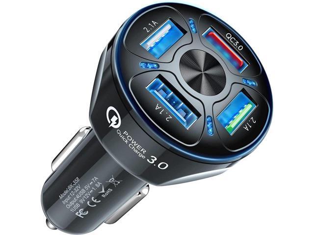 Click here for KEHIPI 4-Port Fast USB Charging with QC 3.0 Car Ch... prices