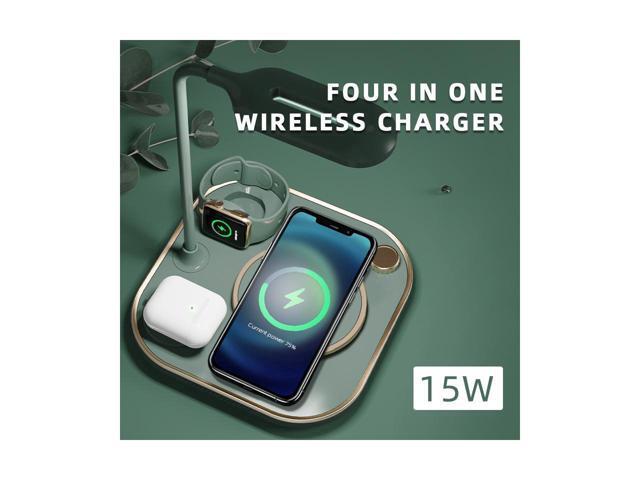 Click here for KEHIPI 4 in 1 LED Desk Lamp with Wireless Charging... prices