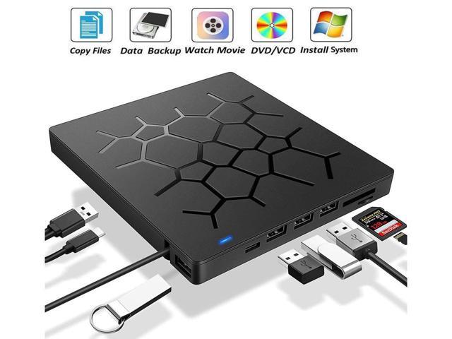 Click here for KEHIPI 7 -in-1 External DVD Drive with 4 USB Ports... prices