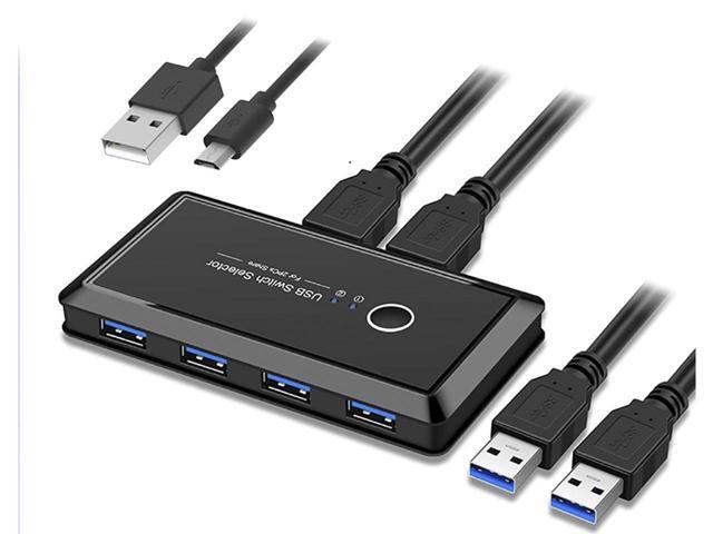 Click here for KEHIPI USB 3.0 Sharing Switch Selector 4 Port 2 Co... prices
