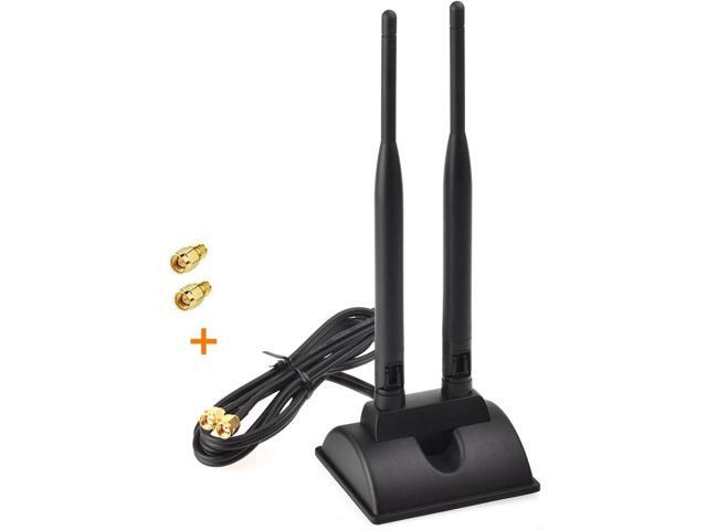 Click here for KEHIPI 2.4GHz 5GHz Dual Band WiFi Antenna RP-SMA M... prices