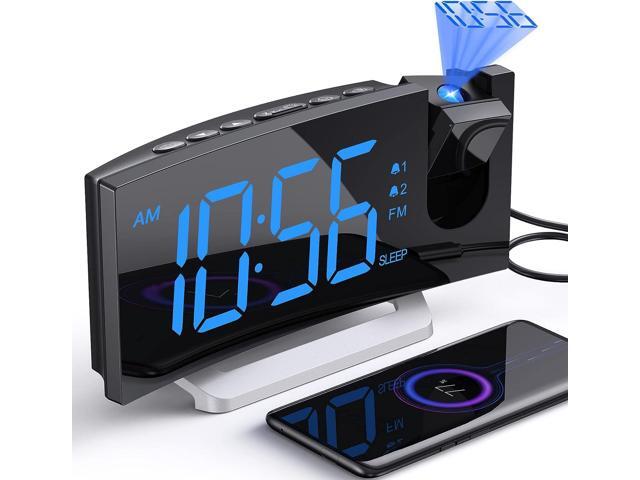 Click here for KEHIPI Projection Alarm Clock with FM Radio  USB C... prices