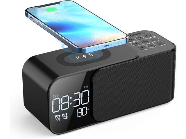 Click here for KEHIPI Alarm Clock Radio with Wireless Charger  Cl... prices