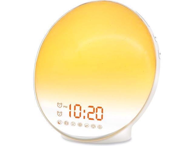 Click here for KEHIPI Wake Up Light Sunrise Alarm Clock for Kids... prices