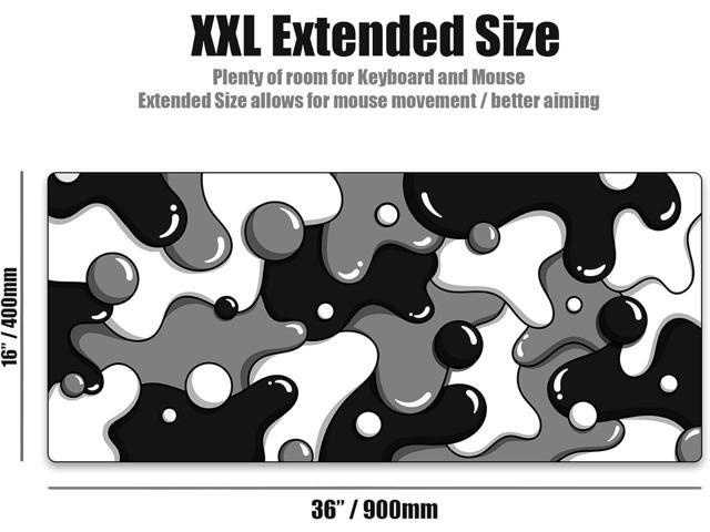 Click here for KEHIPI Keyboards DRIP Edition XXL Black & White Ga... prices