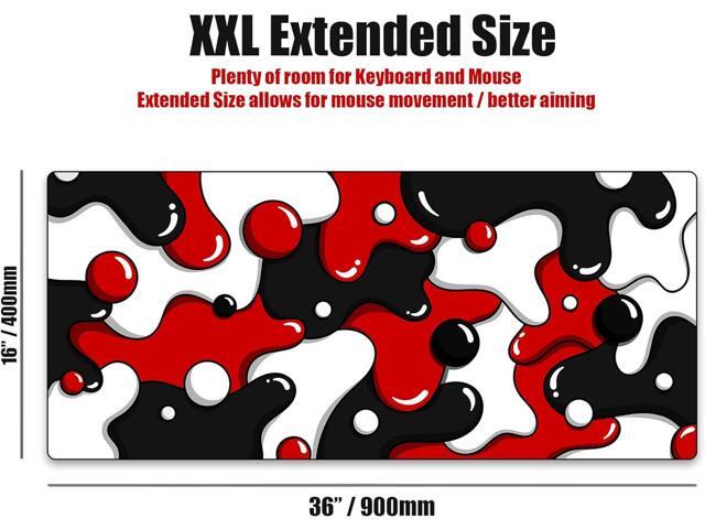 Click here for KEHIPI Keyboards DRIP Edition XXL Black & White Ga... prices