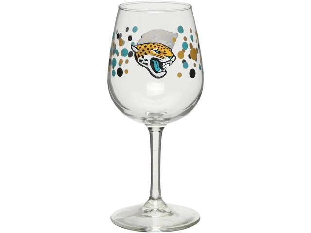 Click here for Jacksonville Jaguars Pokadot Wine Glass 12 Oz. 2 P... prices