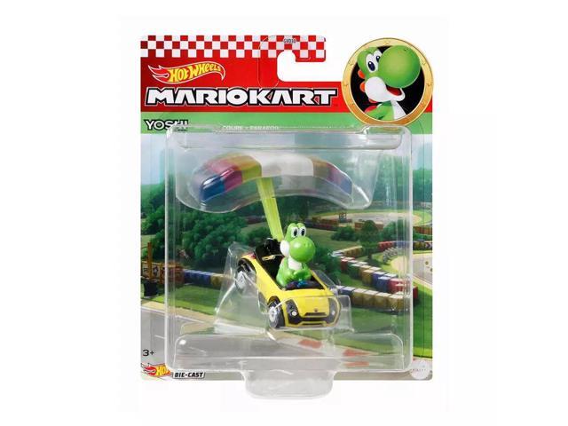 Click here for Hot Wheels Mario Kart Yoshi Sports Coupe with Para... prices