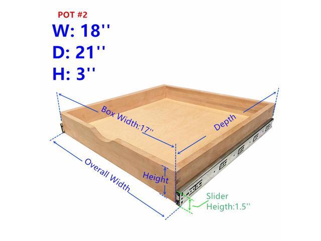 Click here for 17 Width Pull Out Drawer Garbage Drawer Roll Out T... prices