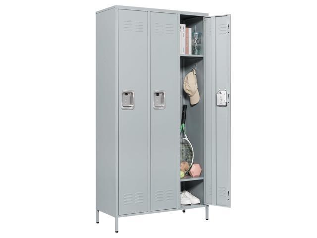 Click here for Metal Lockers Single Door 3-Wide  72 x 36 x 16 Sto... prices