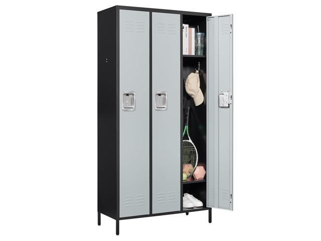 Click here for Metal Lockers Single Door 3-Wide  72 x 36 x 16 Sto... prices