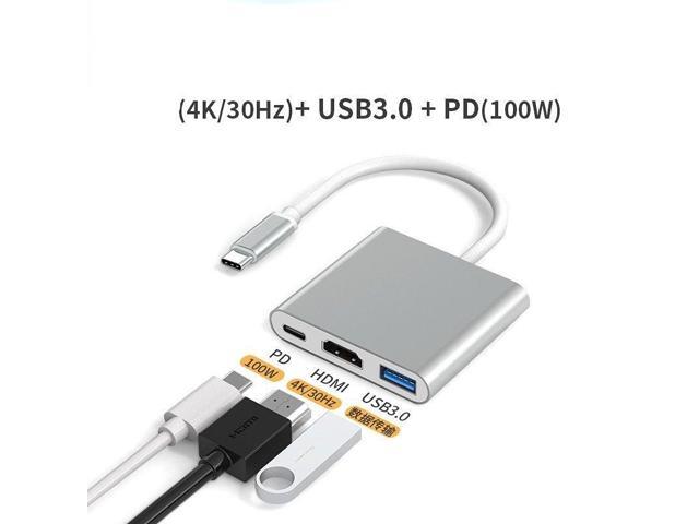 Click here for 3 In 1 USB Type C Hub To HDMI-compatible 4K Suppor... prices