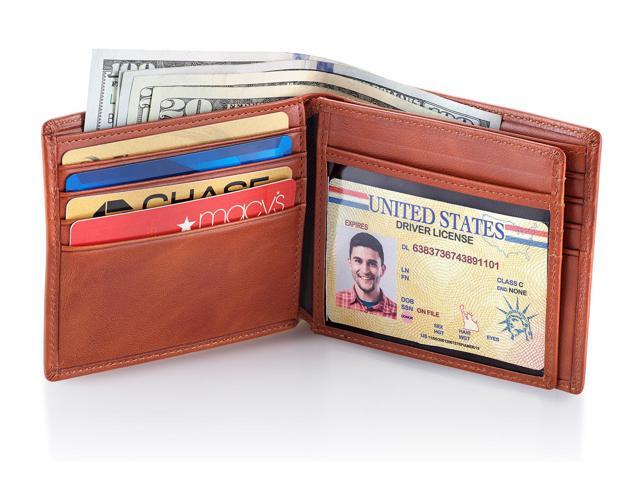 Click here for Stealth Mode Leather Bifold Wallet for Men With ID... prices