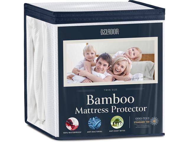 Click here for 100 Waterproof Mattress Protector Twin - Luxury Co... prices