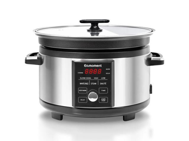 Click here for HOPDAY 5.5 Quart Slow Cooker With Timer  Aluminum... prices