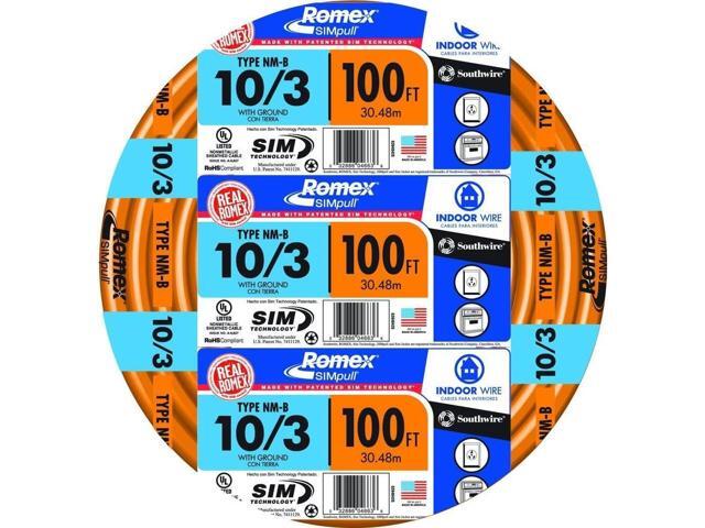 Click here for Woods 63948426 100 10-3 NMW/G Wire  Orange  100 Ft prices
