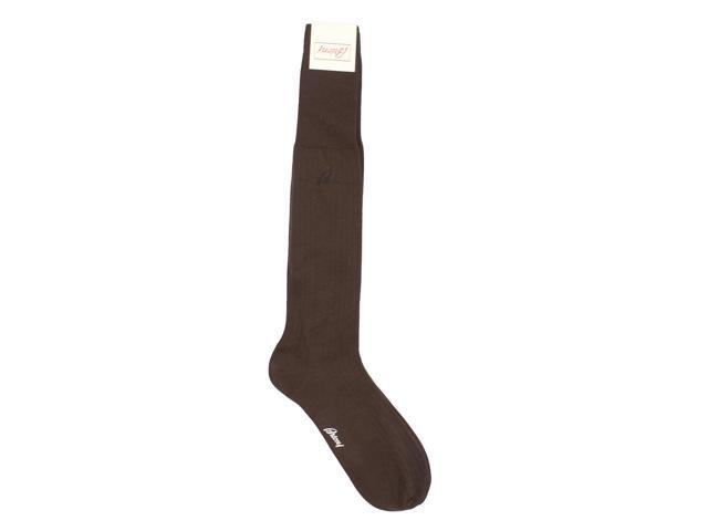 Click here for Brioni Mens Dark Brown 100 Wool Ribbed Knit Socks... prices