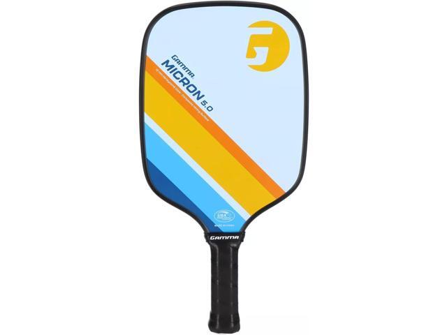 Click here for Gamma Micron 5.0 Pickelball Paddle  Blue & Orange prices