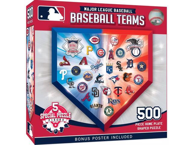 Click here for Masterpieces MLB Team Logos 500 Pc Homeplate Shape... prices