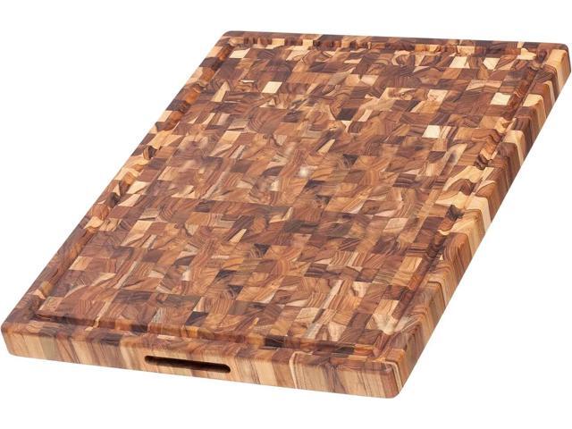 Click here for Teakhaus Butcher Block Cutting & Carving Board  Ha... prices