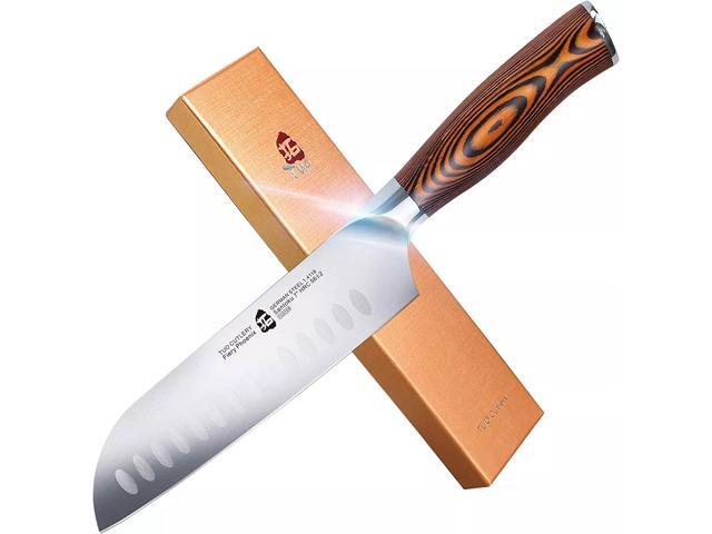 Click here for TUO Cutlery TC0704 Fiery Phoenix Series Santoku 7... prices
