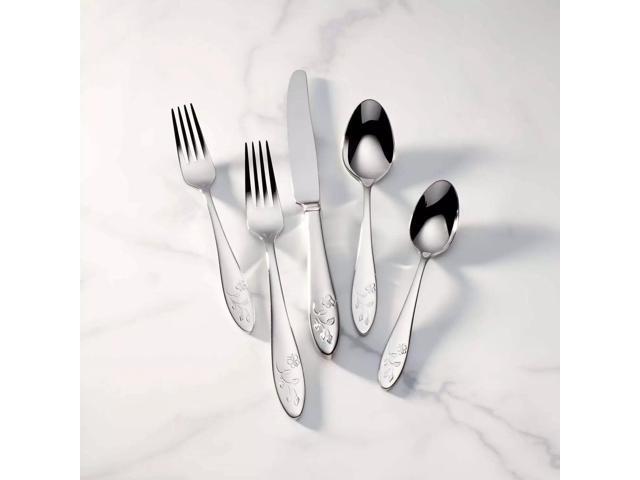 Click here for Lenox Butterfly Meadow 65-Piece Flatware Set prices