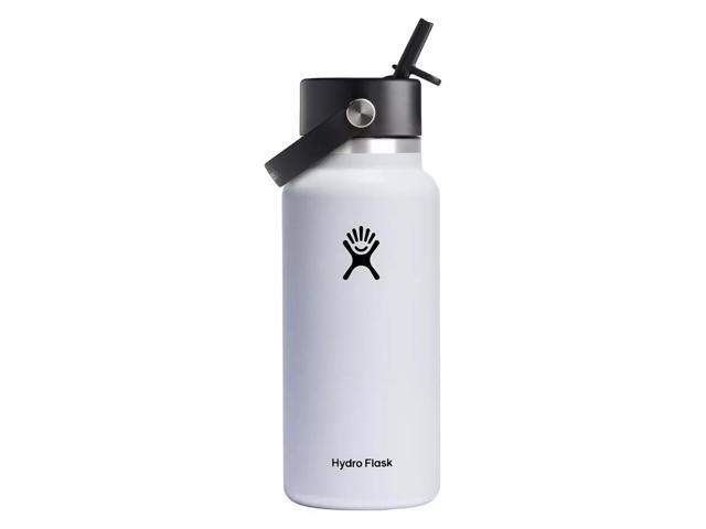 Hydro Flask 32 oz Wide Mouth with Flex Straw Cap - White