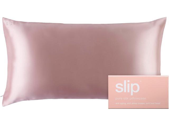 Slip 20 x 36 King Pure Silk Pillow Case - Anti-BedHead  Pink