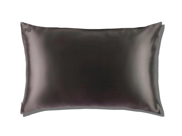Slip 20 x 30 Queen Pure Silk Pillow Case  Soft & Durable - Charcoal