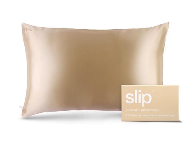 Slip 20 x 30 Queen Pure Silk Pillow Case  Soft & Durable - Caramel