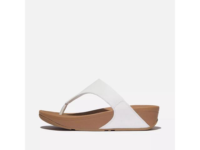 Click here for FitFlop Womens Lulu Leather Toe-Post Regular Sanda... prices